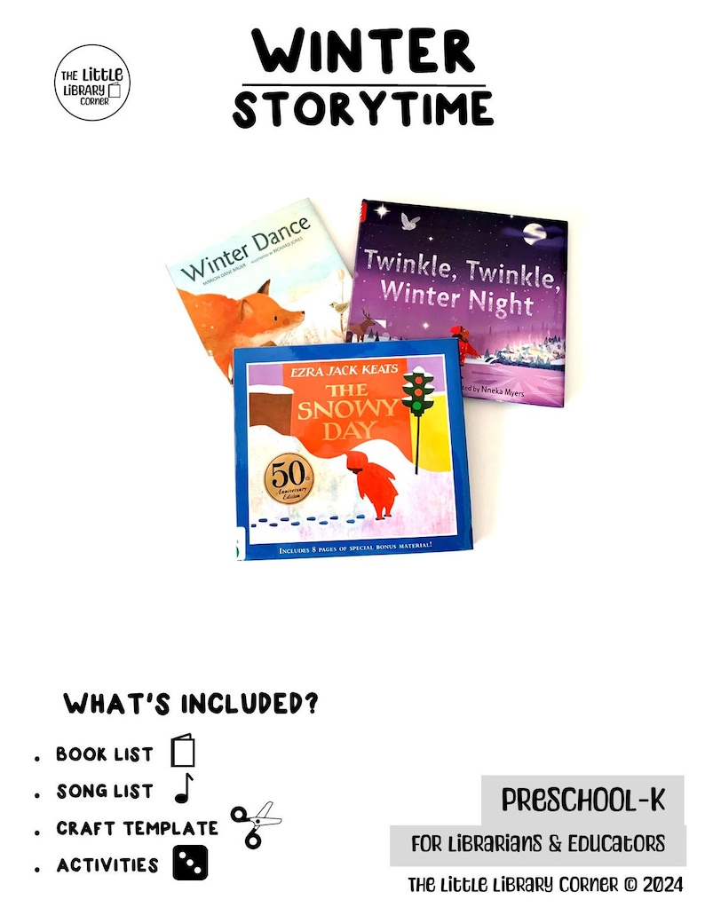 Winter Storytime - Etsy
