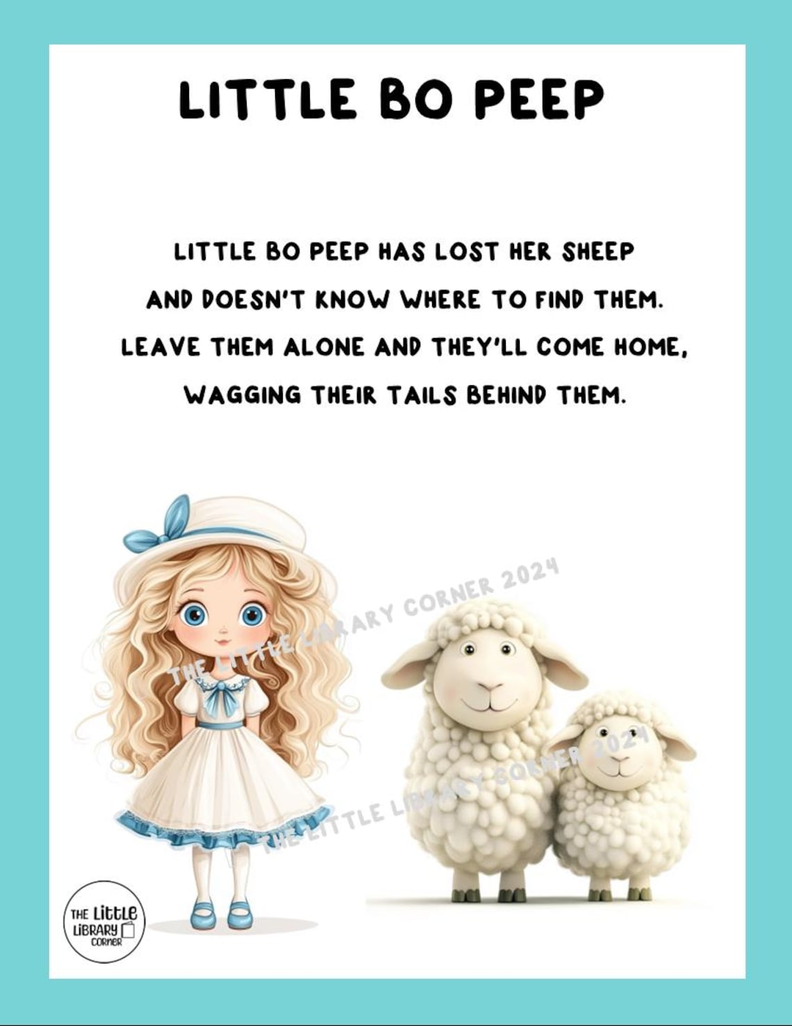 Nursery Rhyme Printable Posters - Etsy