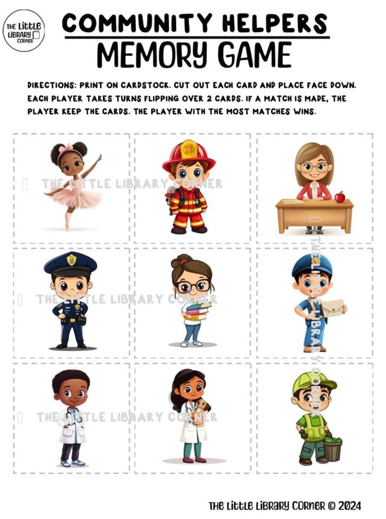 Community Helpers Storytime - Etsy