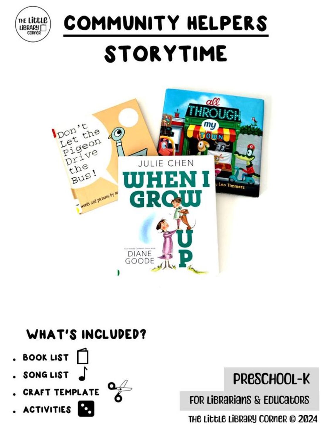 Community Helpers Storytime - Etsy