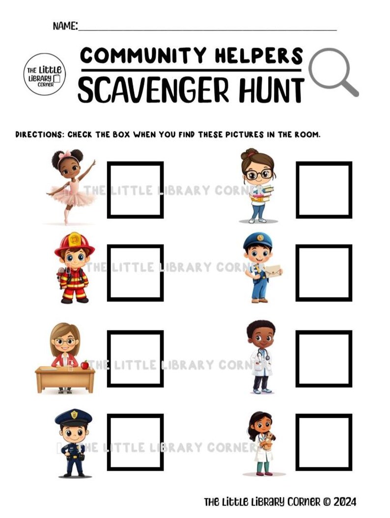 Community Helpers Storytime - Etsy