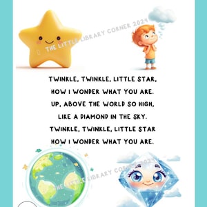 Nursery Rhyme Printable Posters - Etsy
