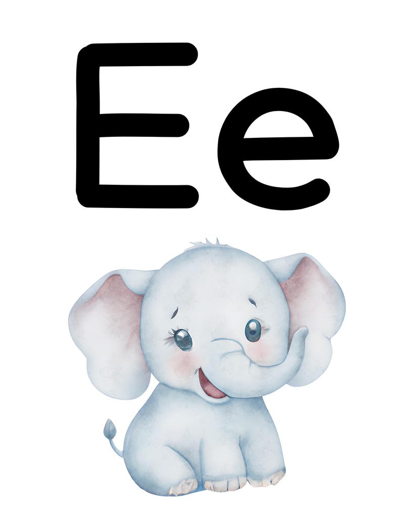 Alphabet Letter Posters - Etsy