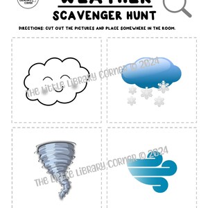 Weather Scavenger Hunt - Etsy