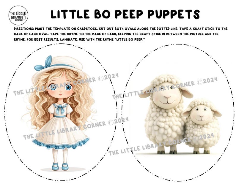 Nursery Rhyme Puppets - Etsy