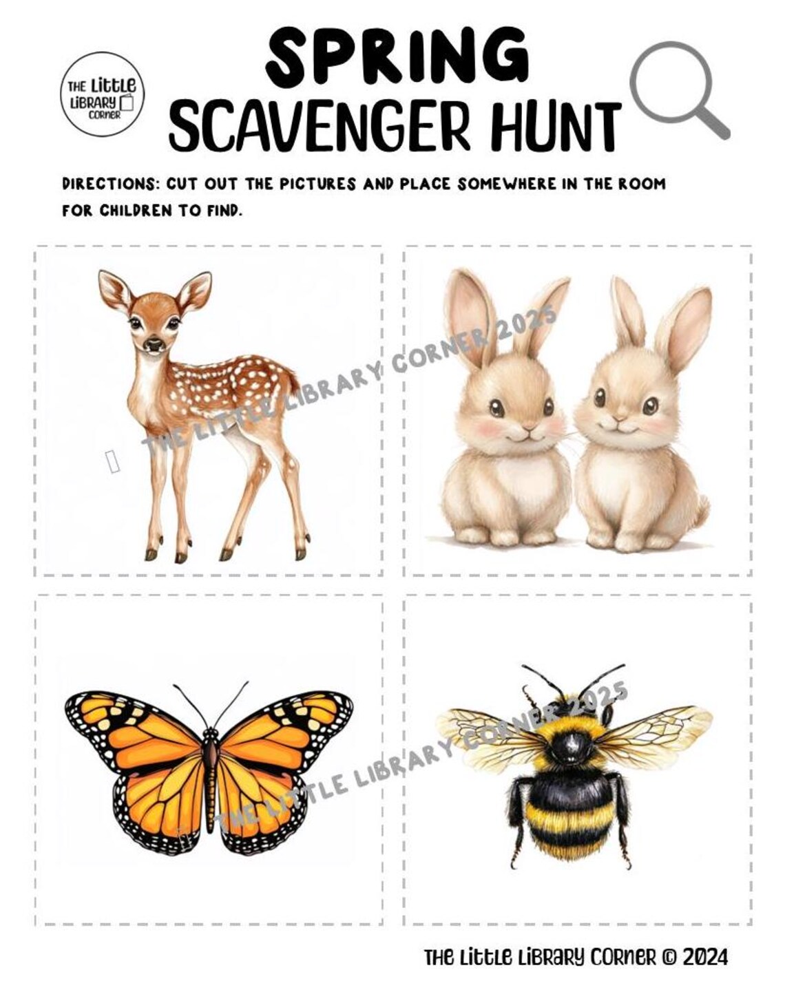 Spring Scavenger Hunt - Etsy