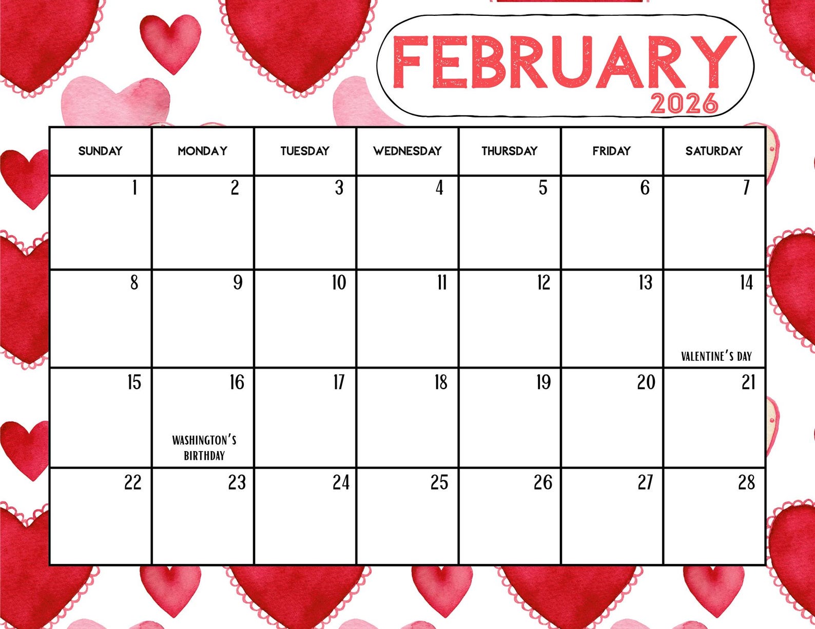 School Year Monthly Calendars 2025-2026 Template-editable With Canva ...