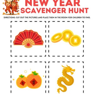 Chinese New Year Scavenger Hunt - Etsy