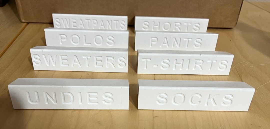 Ikea 3D Drawer Labels - Etsy