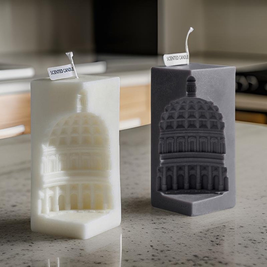 Roman Architecture Soy Wax Candle Scented Home Room Table Decore ...