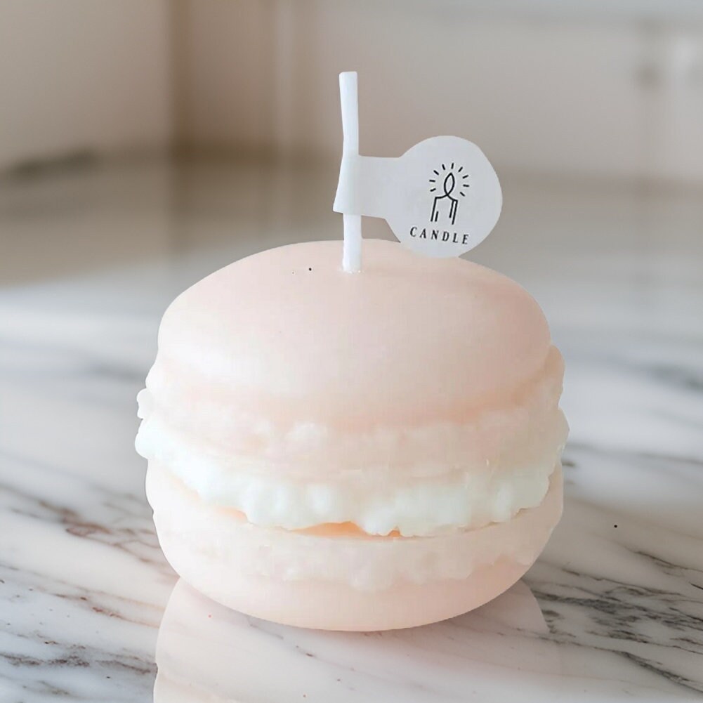 Colored Macaron Wax Candle Aesthetic Scented Candles Decorative ...