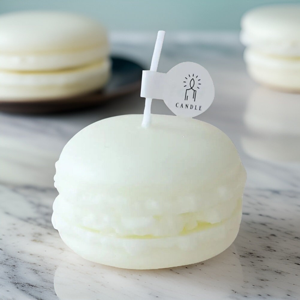Colored Macaron Wax Candle Aesthetic Scented Candles Decorative ...