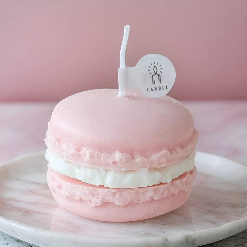 Colored Macaron Wax Candle Aesthetic Scented Candles Decorative ...