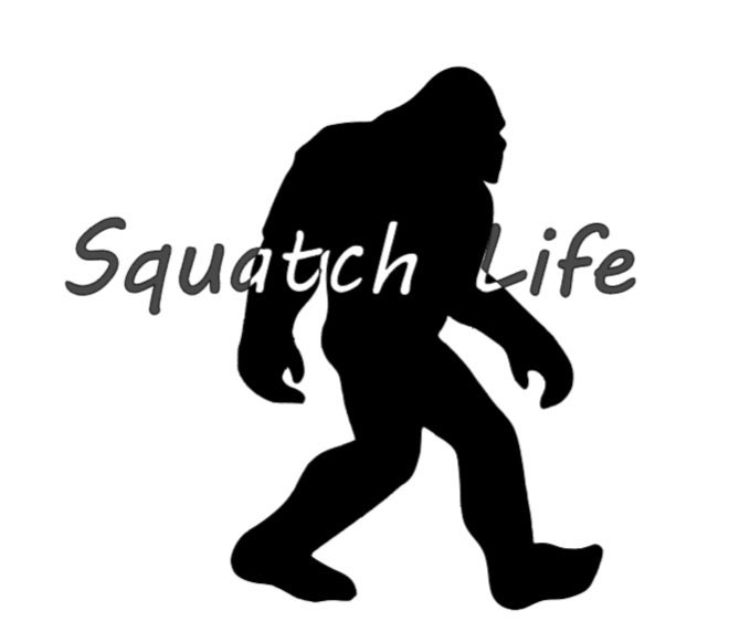 Squatch Life Big Foot Weatherproof Vinyl Decal Various Sizes and Colors ...