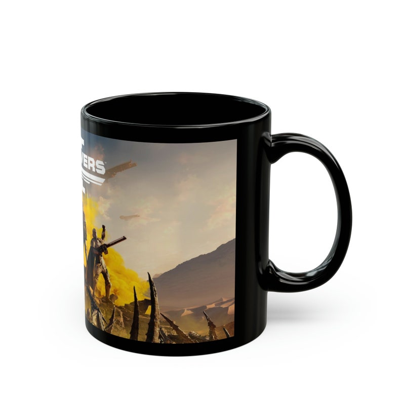 Helldivers 2 Black Coffee Mug (11 Oz) - Etsy