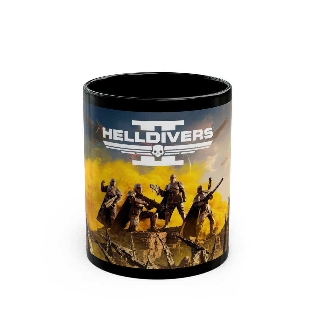 Helldivers 2 Black Coffee Mug (11 Oz) - Etsy