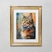 Tabby Cat Art Print, Digital Print, Printable Wall Art Poster, Feline ...