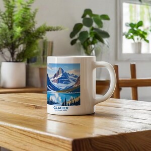 Glacier Printable Wall Art | Modern National Park Print | Instant ...