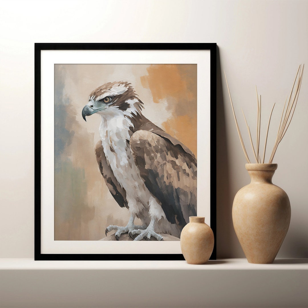 Osprey Art Print, Digital Print, Printable Wall Art Poster, Bird ...