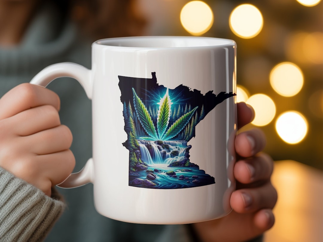 MINNESOTA Weed Mug - (11oz) State Themed Coffee Mugs for Stoners - Etsy