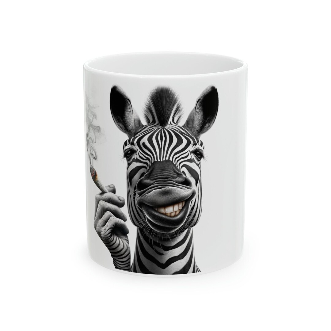 ZEBRA WEED Themed Coffee Mugs Perfect Gift for Smokers, Stoners ...