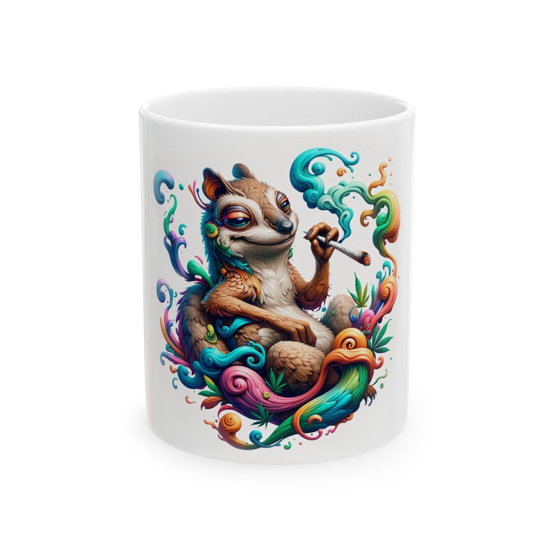WEED CREATURE Mug Weed Coffee Mug 11oz Ganja Weed Gift for Weed Smokers ...