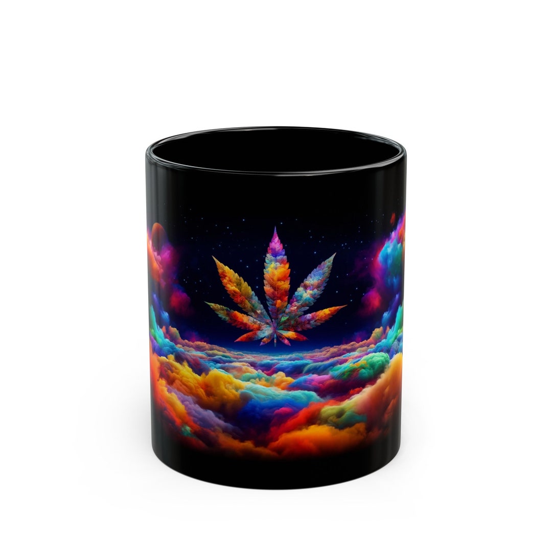 420 SPACE CLOUDS Weed Coffee Mug 11oz Marijuana Gift for Smokers ...