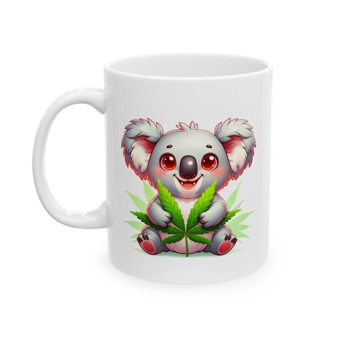 CUTE WEED KOALA - (11oz) 420 Coffee Mug for Stoners - Etsy