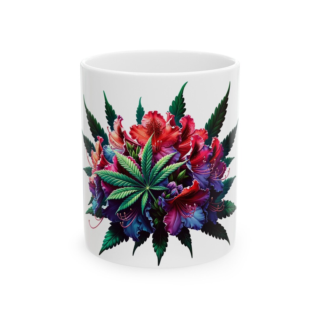 RHODODENDRON WEED FLOWER Weed Coffee Mugs 11oz Perfect Gift for Smokers ...