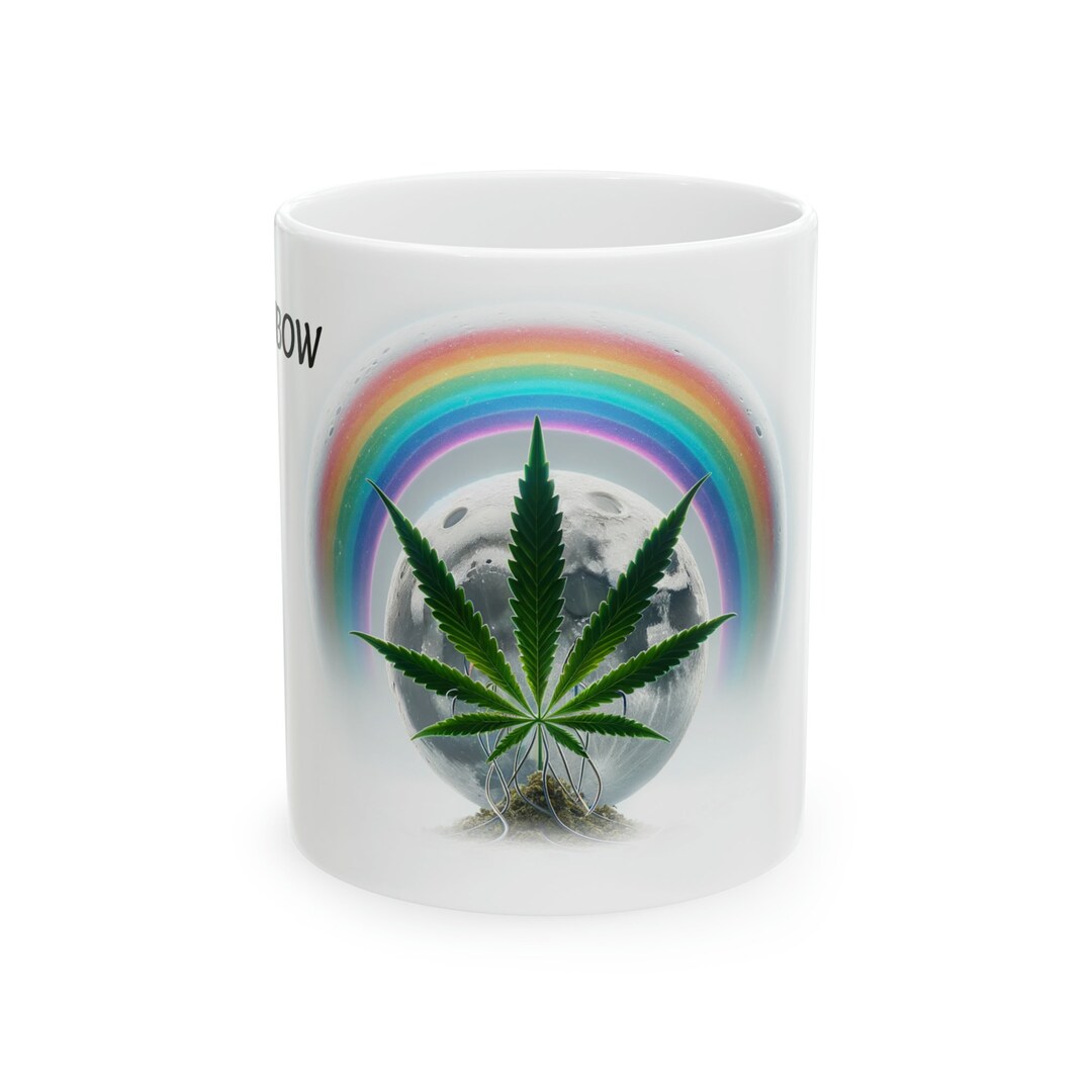 MOONBOW WEED Strain Themed Coffee Mugs Ganja Gift for Smokers, Stoners ...