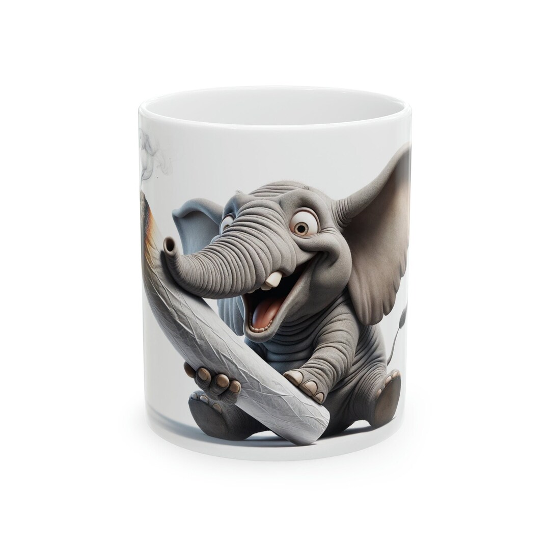 Baby ELEPHANT - WEED Themed Coffee Mugs - Perfect Gift for Smokers ...