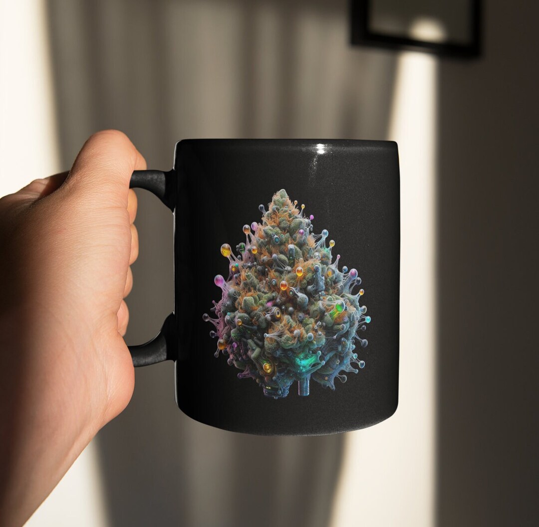 Colorful TERPS Weed Mug BLACK Themed Coffee Mugs Ganja Gift for Smokers ...