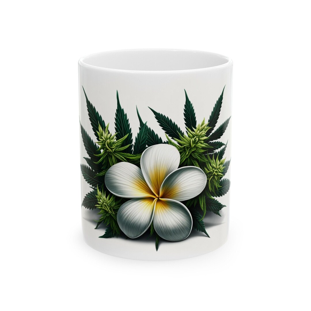 PLUMERIA WEED FLOWER - (11oz) Weed Coffee Mugs for Stoners - Etsy
