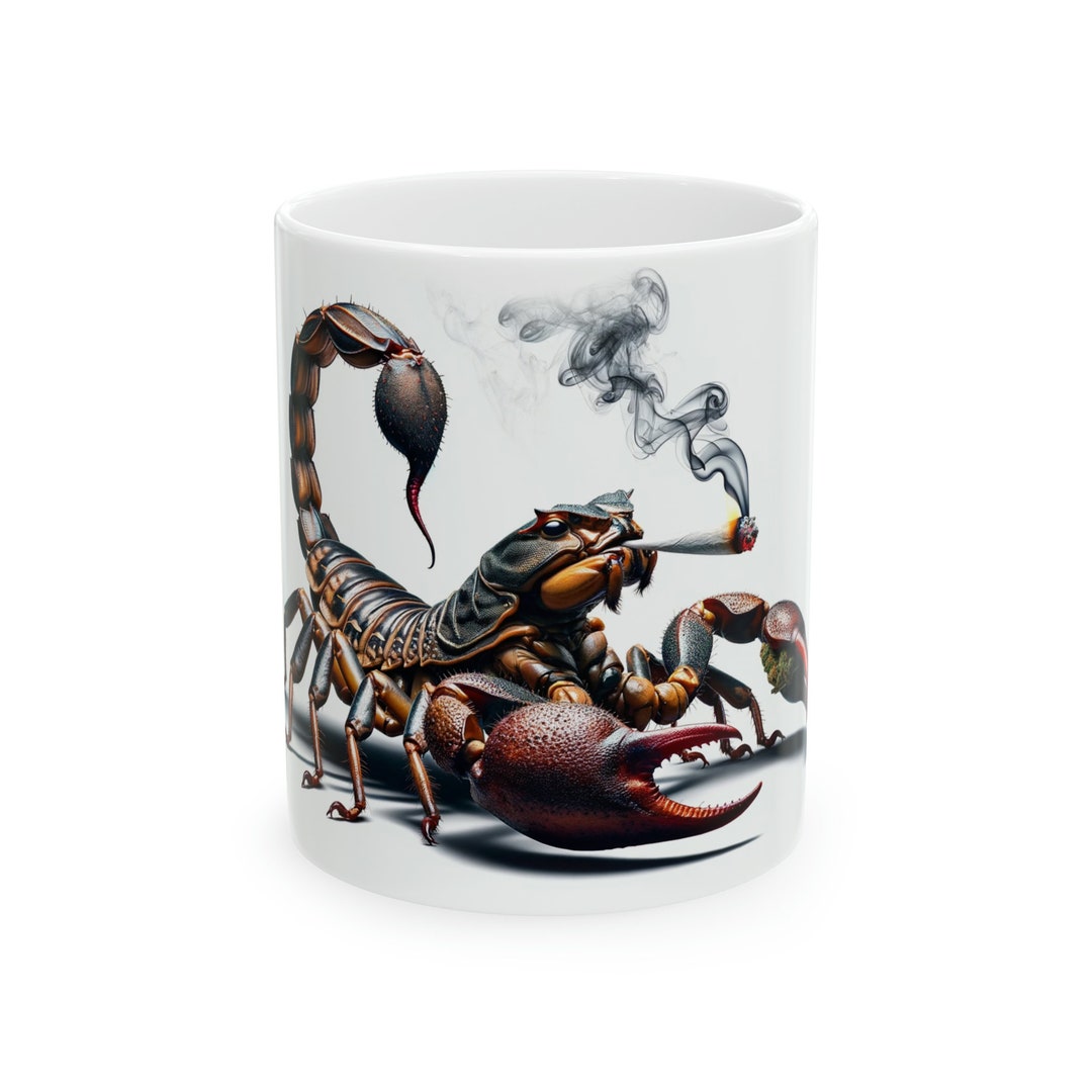 SCORPION WEED Themed Coffee Mugs Perfect Gift for Smokers, Stoners ...