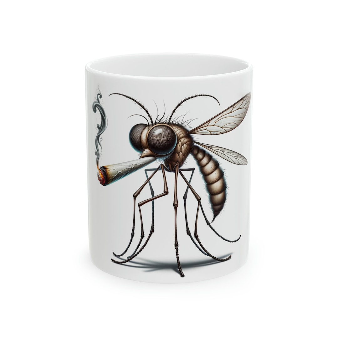 MOSQUITO WEED Themed Coffee Mugs Perfect Gift for Smokers, Stoners ...