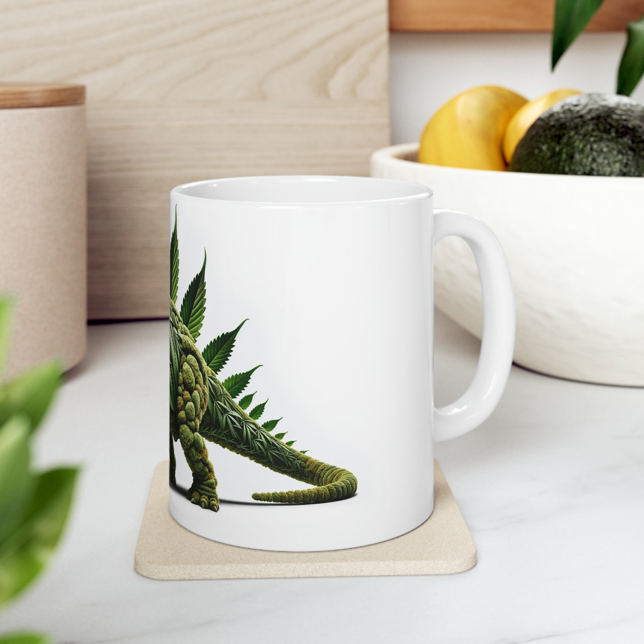 WEED ANKYLOSAUR Marijuana Themed Coffee Mugs Perfect Gift for Smokers ...