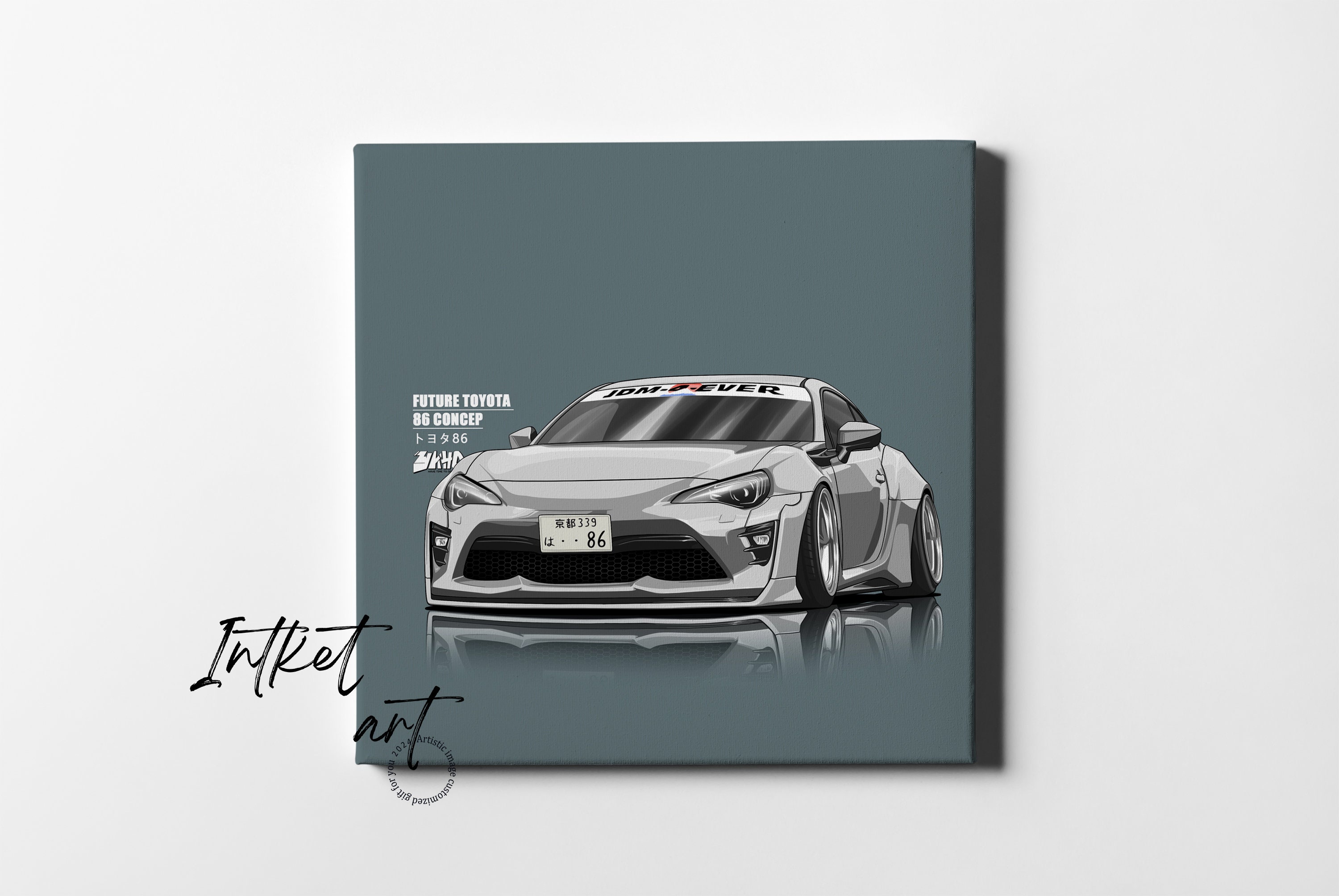 Digital Custom Car Drawing, Custom Gift for Car Enthusiasts, Gift for ...