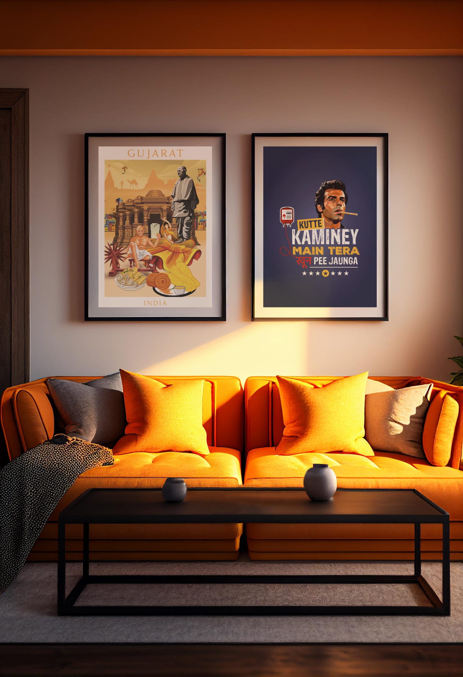 Gujarat the Land of Vibrance Poster Iconic Landmarks & Culture Stunning ...