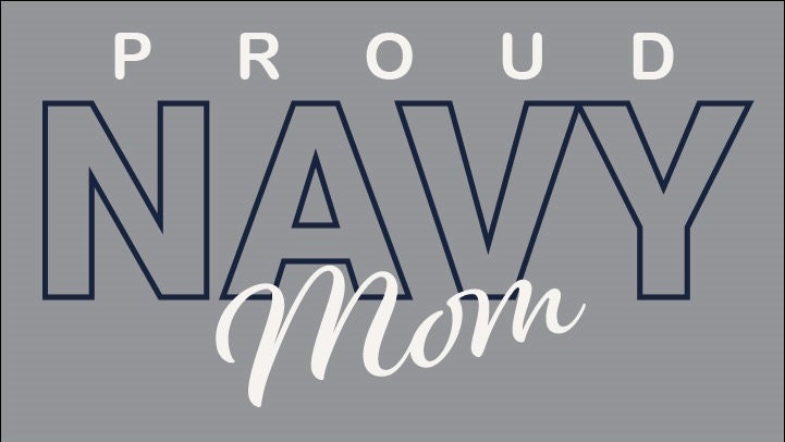 Proud Navy Mom 04 PNG SVG - Etsy