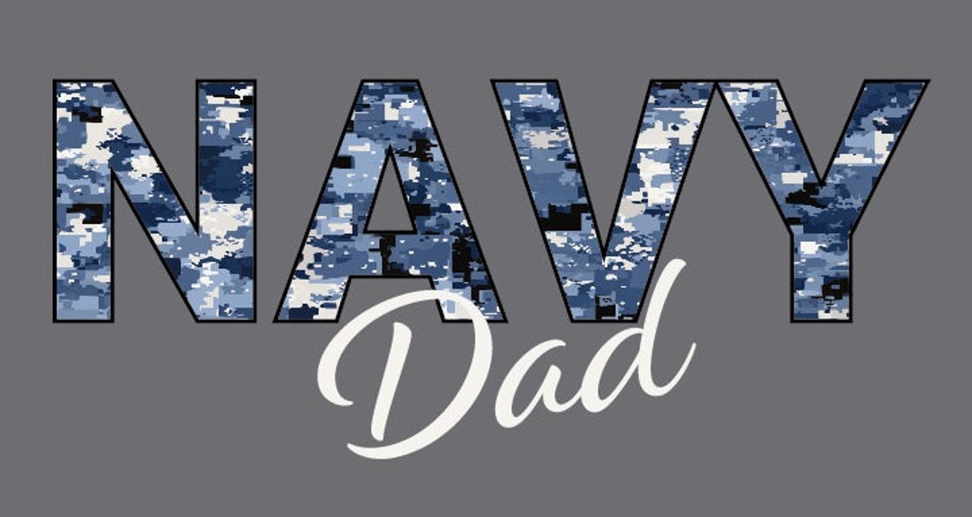 Navy Dad 02 PNG SVG - Etsy