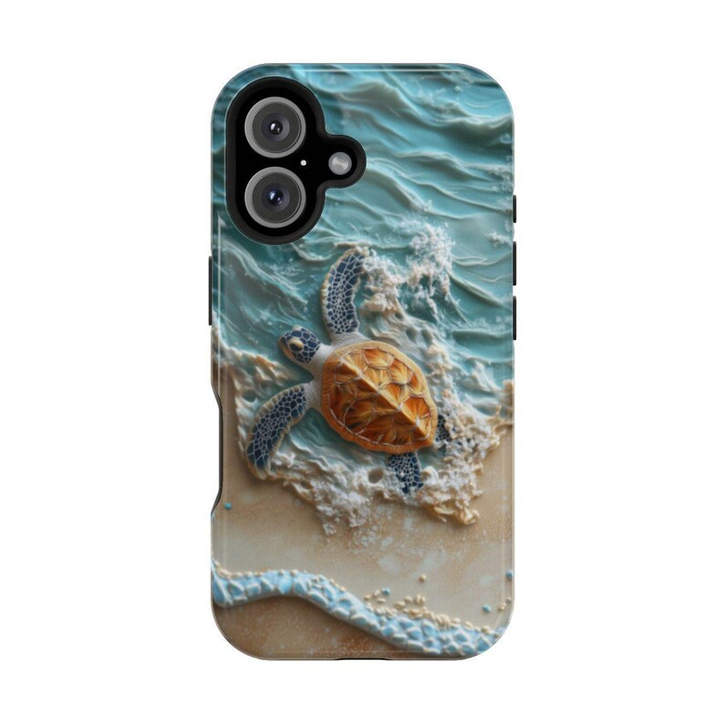 Sea Turtle Phone Case| Ocean 3D Phone Cover|magsafe iPhone 17 16 15 14 ...