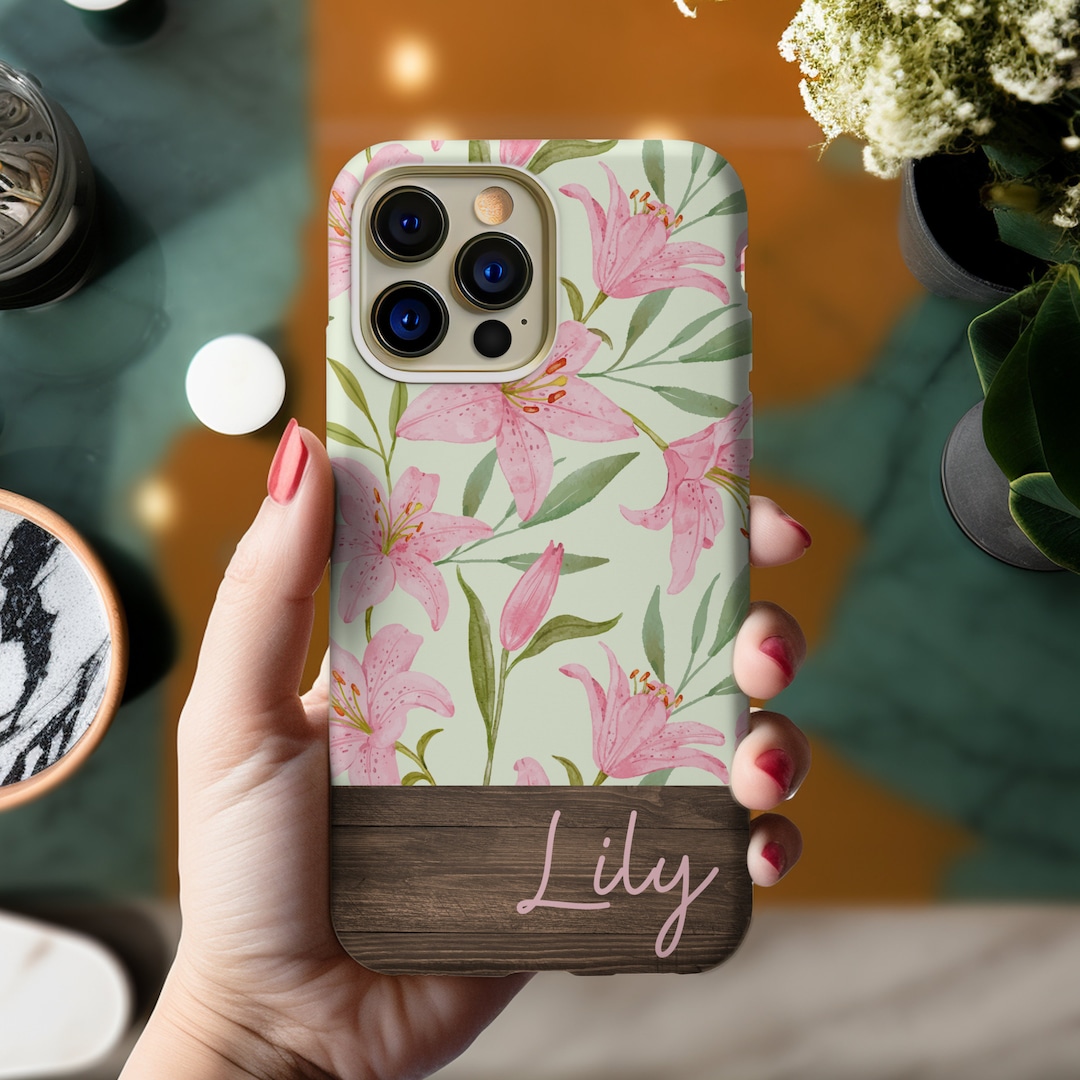 Water Lily Birth Flower iPhone Case Flower iPhone Case Custom Water ...