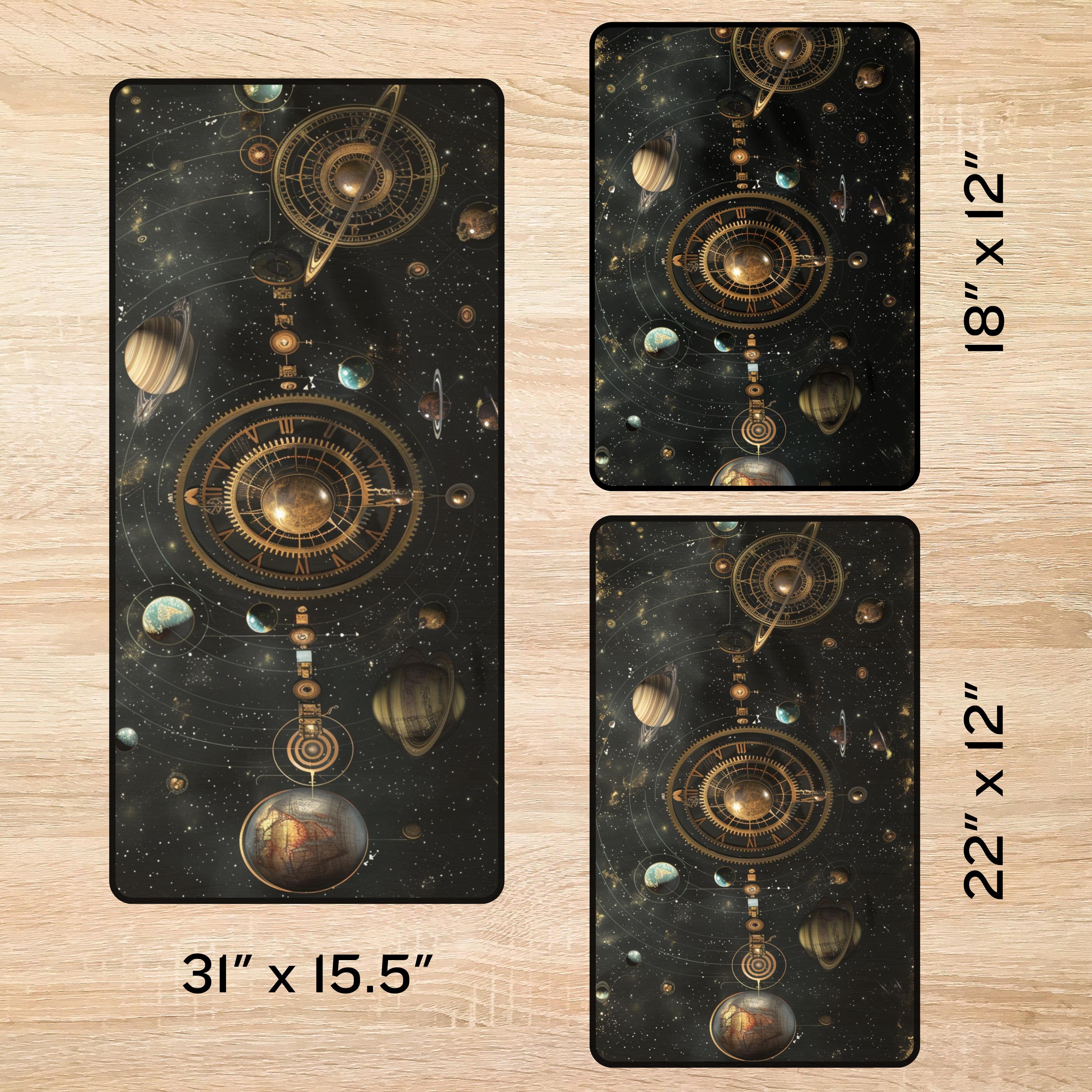 Celestial Steampunk Desk Mat | XL Gaming Mousepad - Etsy