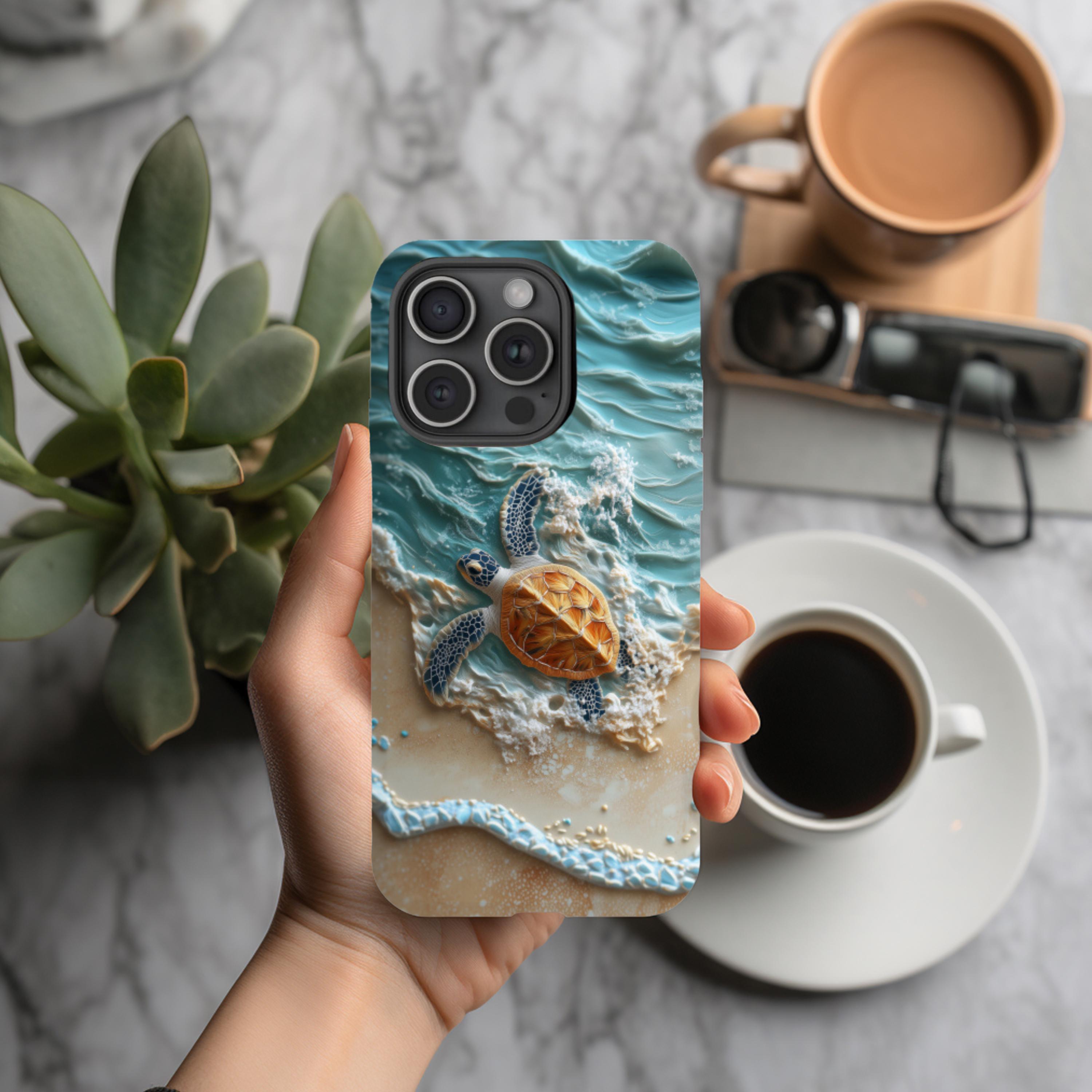 Sea Turtle Phone Case| Ocean 3D Phone Cover|magsafe iPhone 17 16 15 14 ...