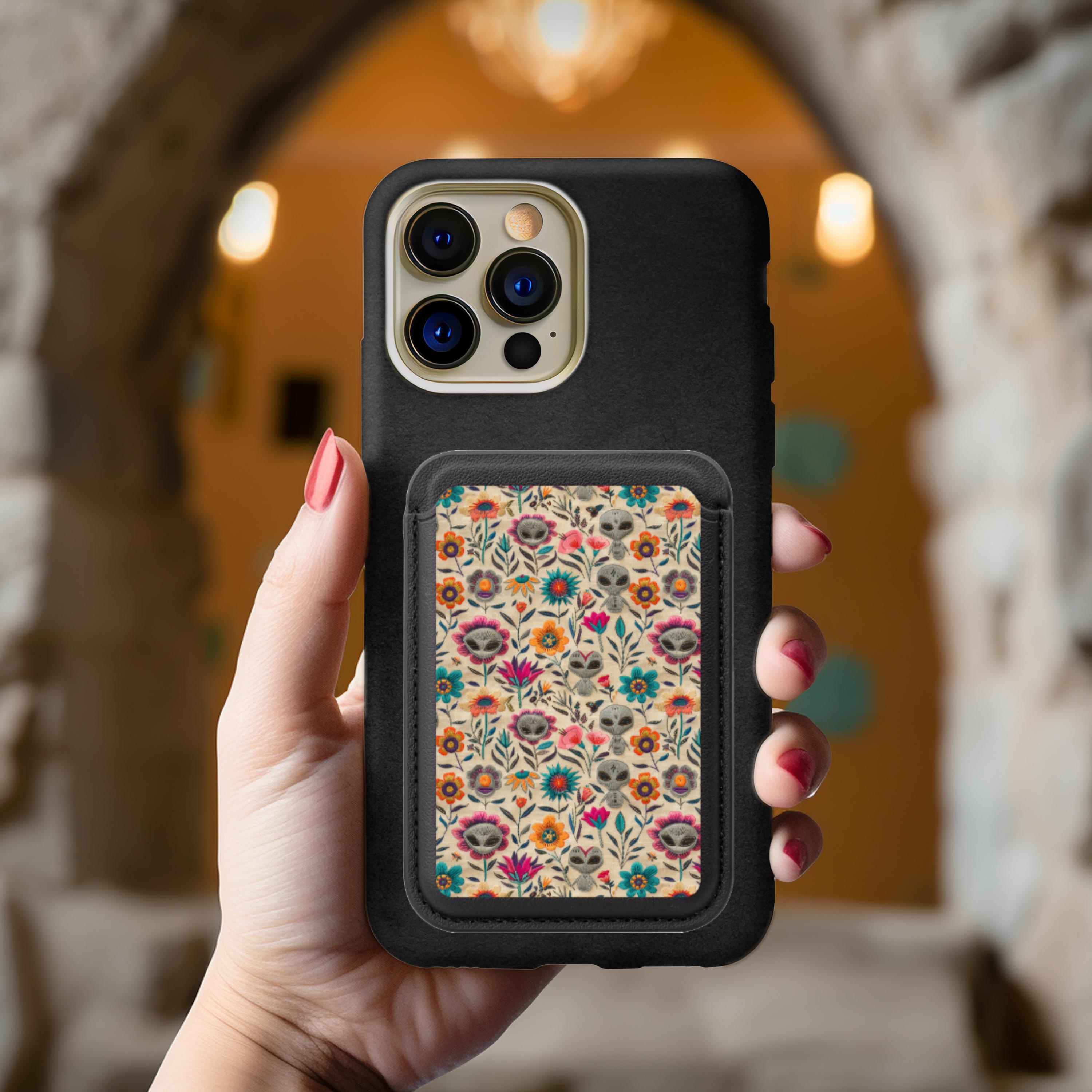 Magsafe Alien Card Wallet Vegan Leather Magsafe Walletmagnet Card ...