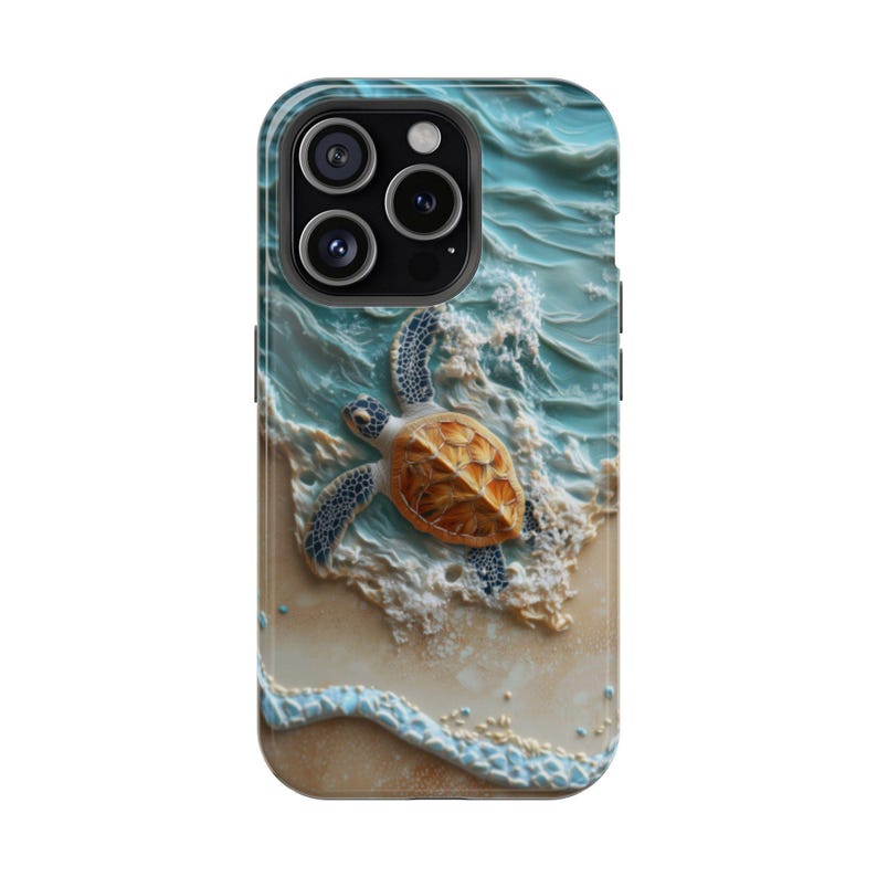 Sea Turtle Phone Case| Ocean 3D Phone Cover|magsafe iPhone 17 16 15 14 ...