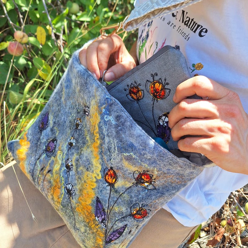 Felted Handbag - Etsy