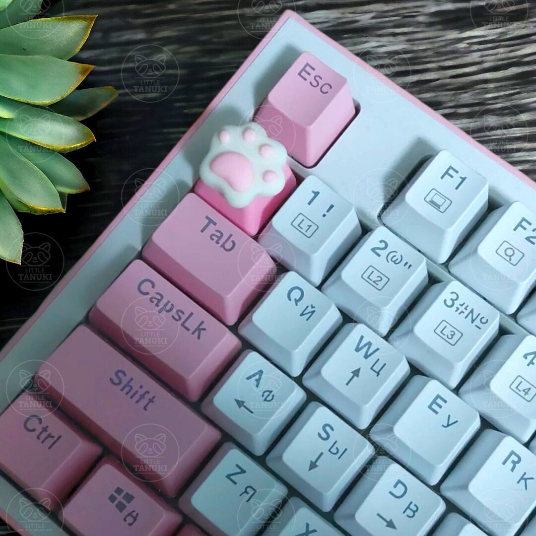 Cat Keycaps Kawaii Keycaps, Cute Keycaps, Keycaps Set, Cartoon Anime ...