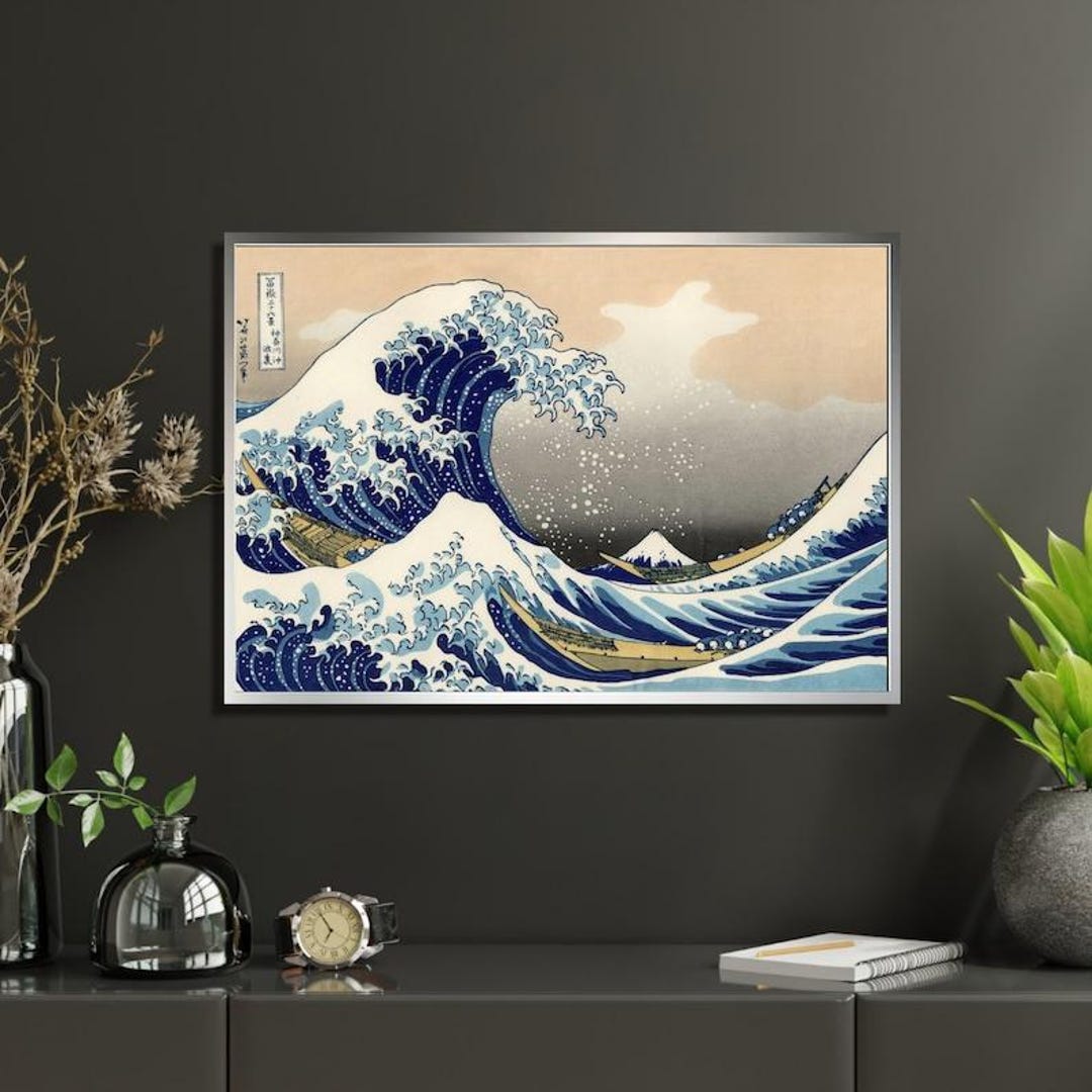 The Great Wave, Wall Tapestry, off Kanagawa, Wave off Kanagawa, Hokusai ...