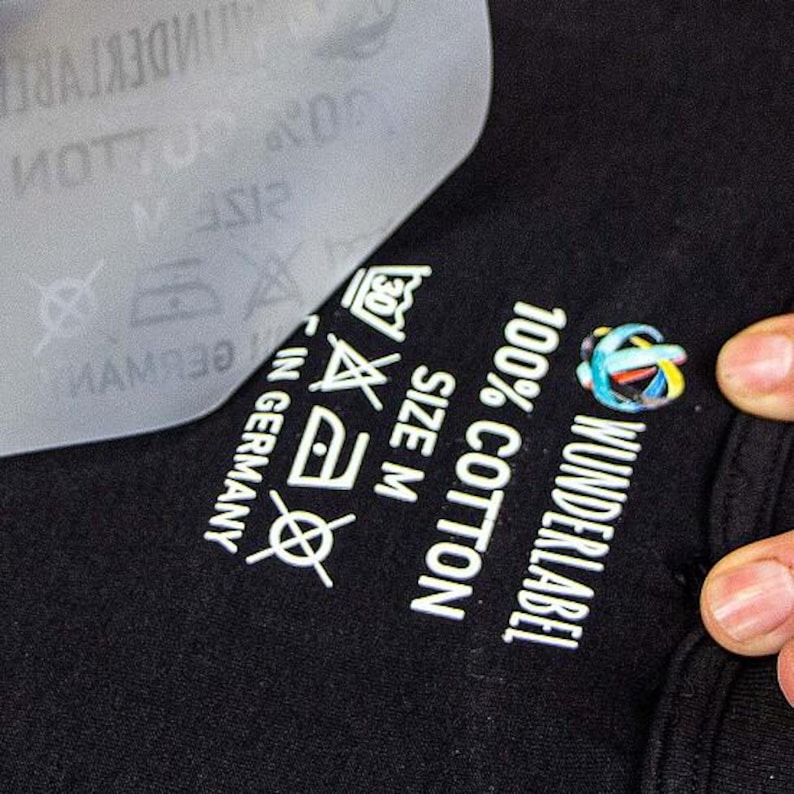 Custom DTF Size Tags / Labels | Tagless Clothing Label - Etsy